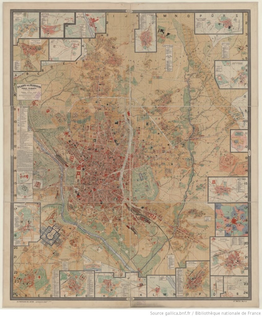 1900s Madrid, in Narrative and a High-Resolution Map | Rebecca M ...